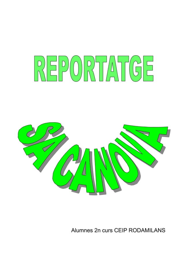 Reportatge Sa Canova | PDF