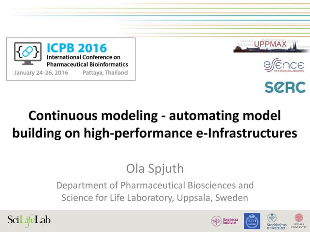 Continuous modeling - automating model building on high-performance e-Infrastructures | PPT
