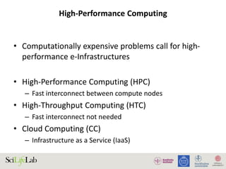 Continuous modeling - automating model building on high-performance e-Infrastructures | PPT