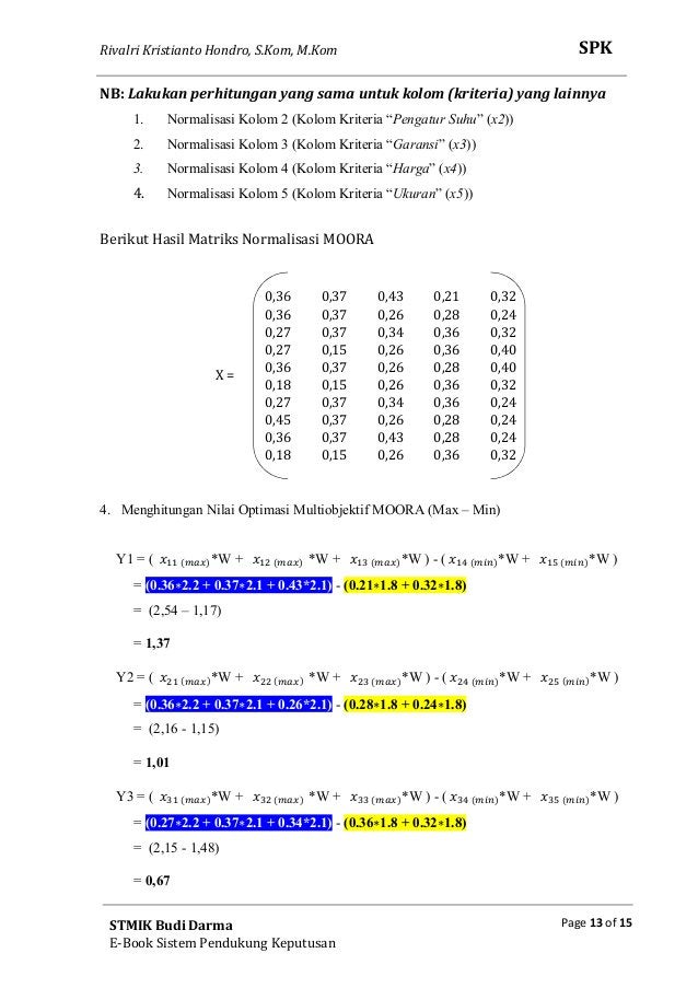 Multi Objective Optimization On The Basis Of Ratio Analysis Moora Method Pdf
