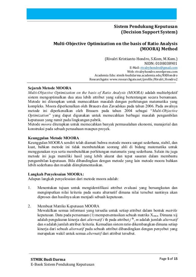 Multi Objective Optimization On The Basis Of Ratio Analysis Moora Method Pdf