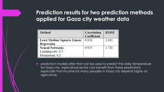 Implementation of Data Mining Techniques for Meteorological Data Analysis | PPTX | Geography ...