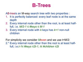 B trees | PPTX