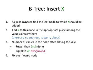 B trees | PPTX