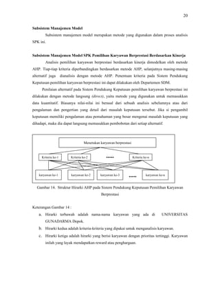 Spk 6 contoh aplikasi penilaian karyawan | PDF