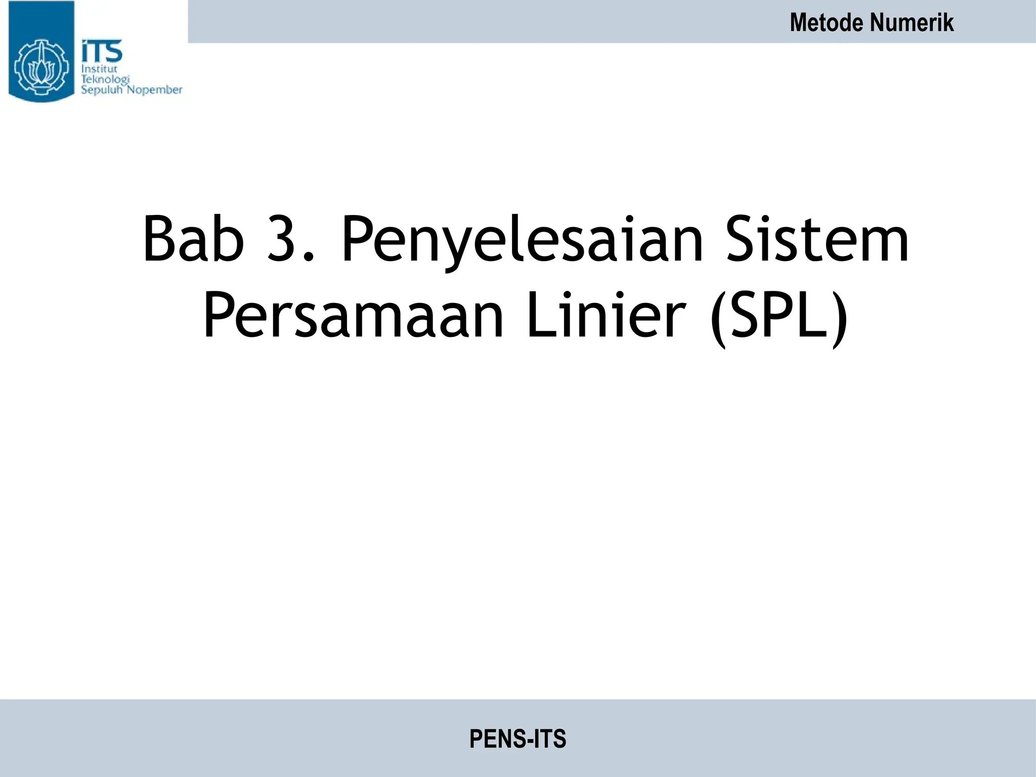 Penyelesaian Sistem Persamaan Linier.pptx