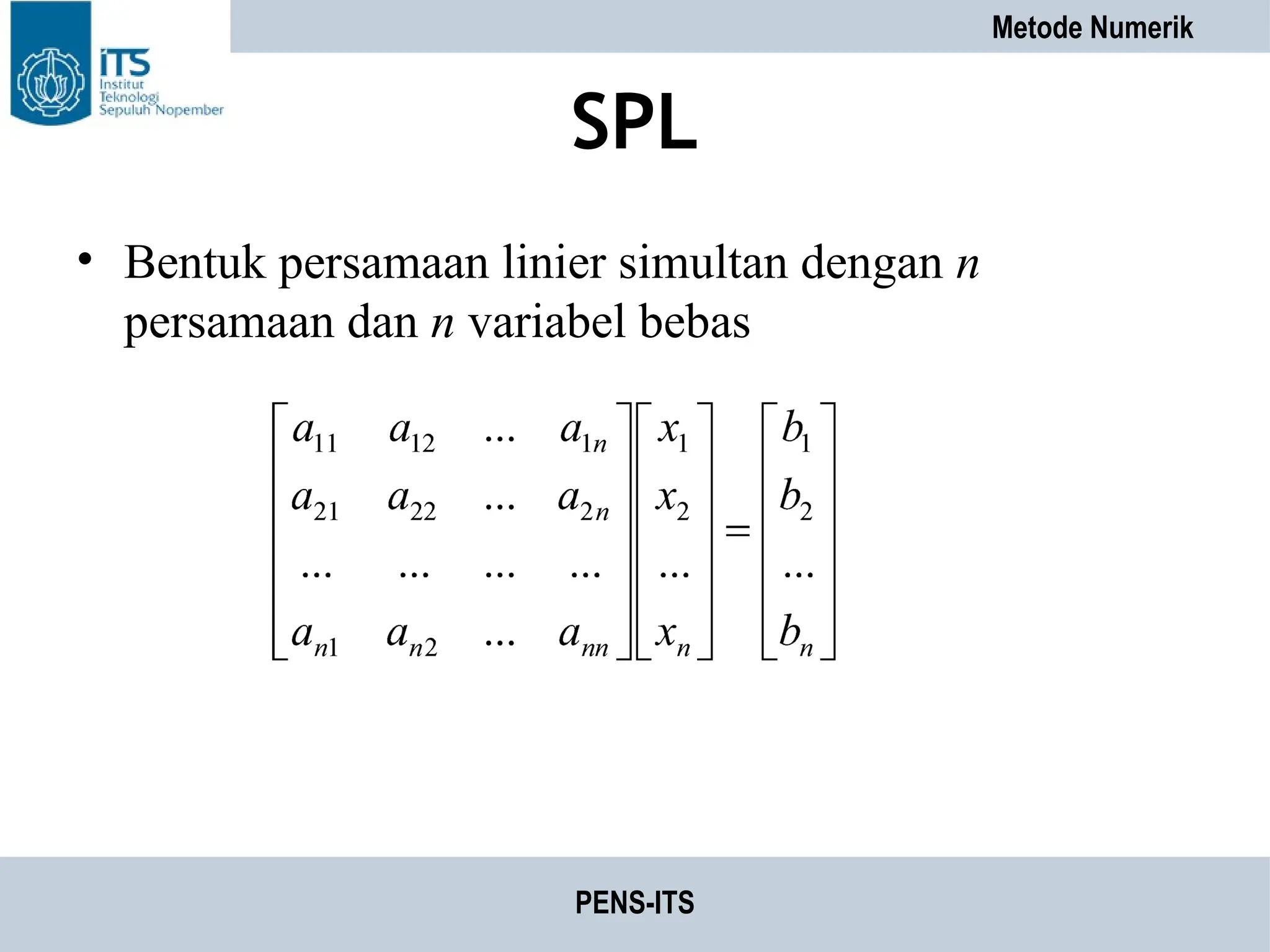 Penyelesaian Sistem Persamaan Linier.pptx