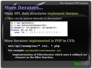An Introduction to SPL, the Standard PHP Library | ODP