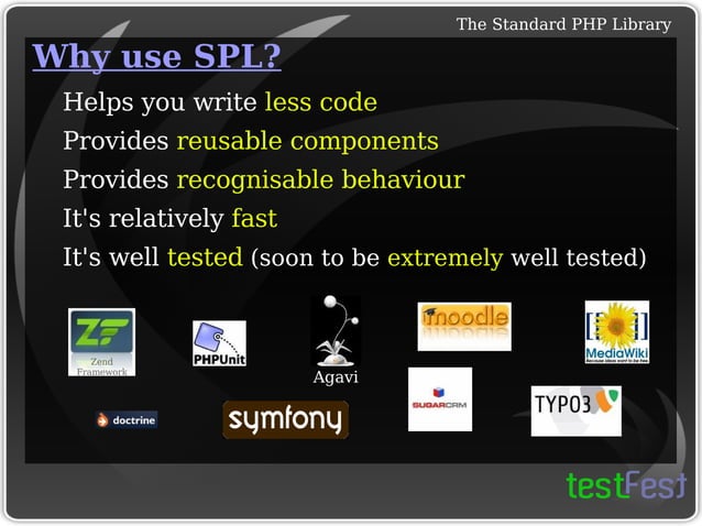 An Introduction to SPL, the Standard PHP Library | ODP