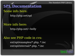 An Introduction to SPL, the Standard PHP Library | ODP