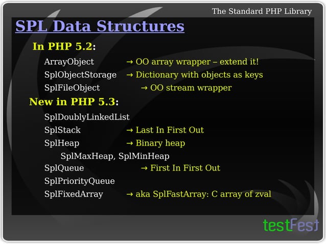 An Introduction To Spl The Standard Php Library Odp