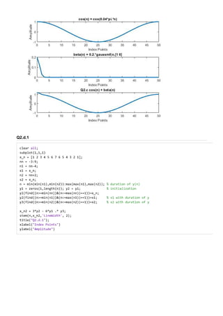 Signal processing lab | PDF