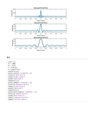 Signal processing lab | PDF