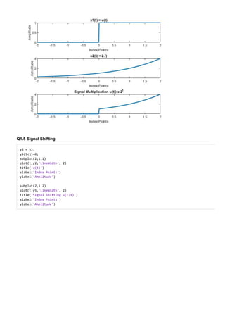 Signal processing lab | PDF