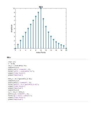 Signal processing lab | PDF