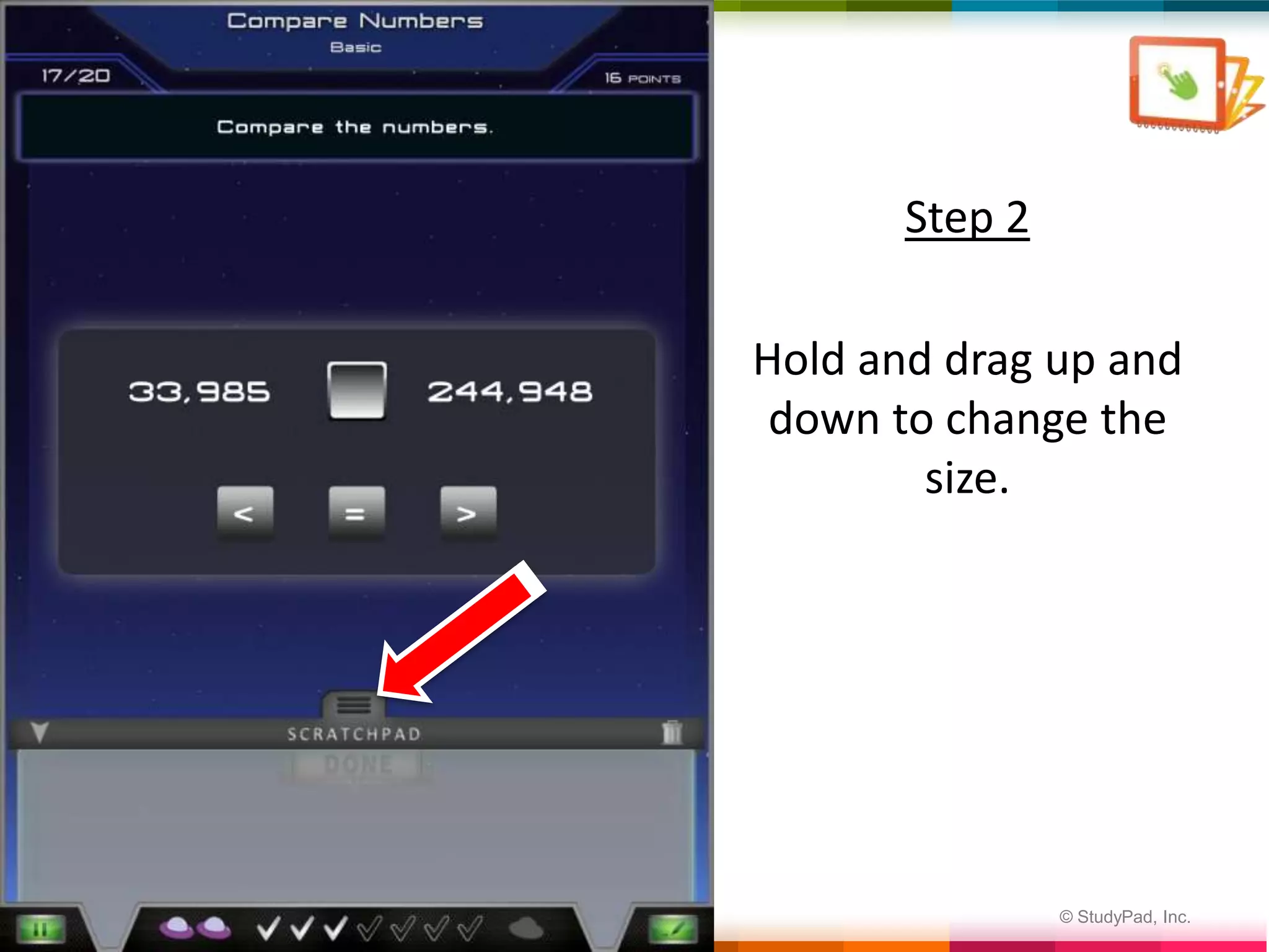 Splash math 4 - How to use the Scratch Pad? | PPTX