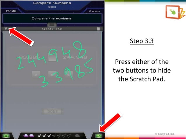 Splash math 4 - How to use the Scratch Pad? | PPTX
