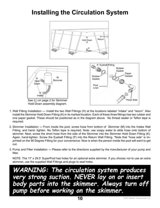 Splash Pool Manual | PDF