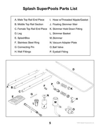Splash Pool Manual | PDF