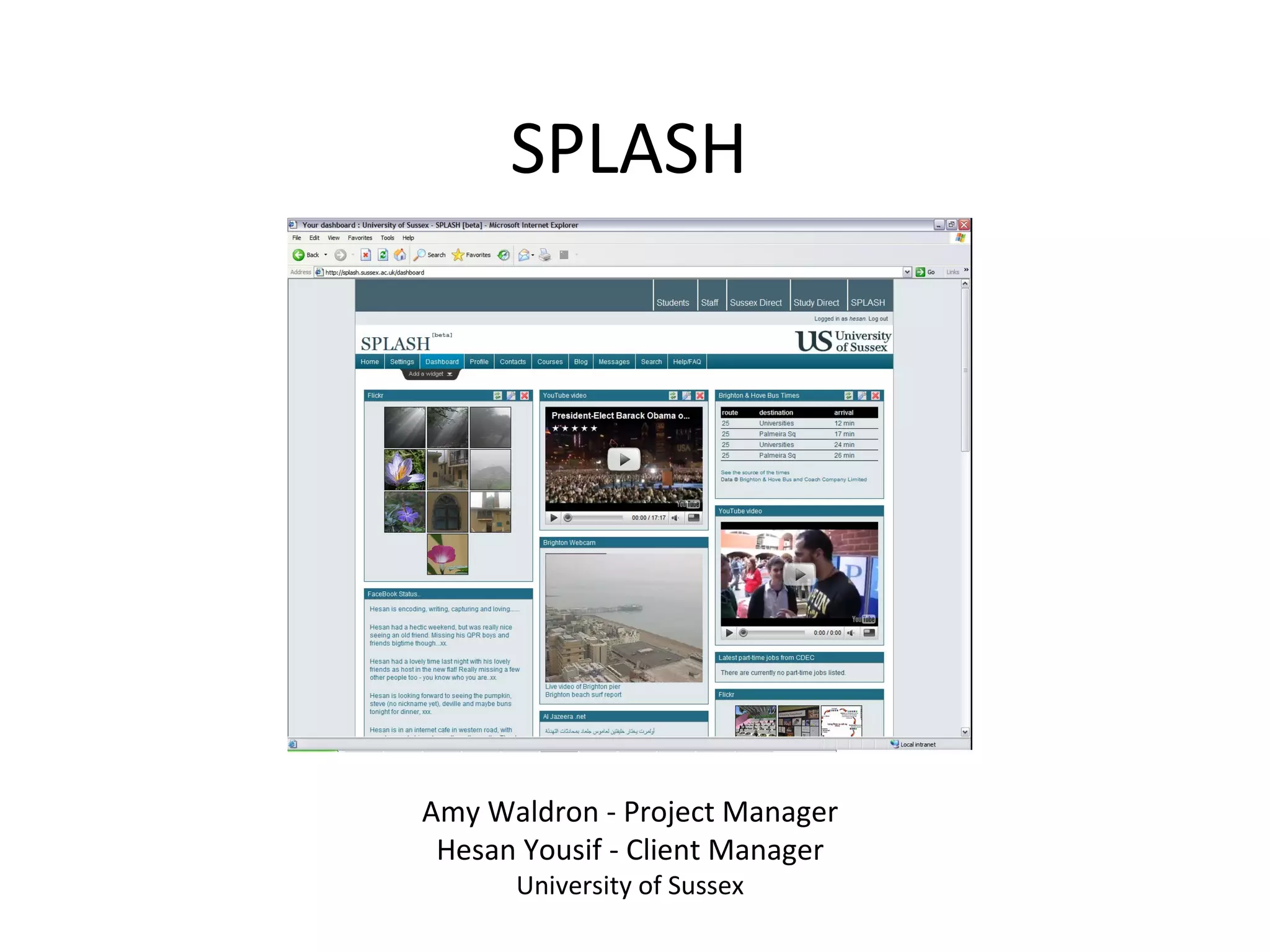Splash Presentation | PPT