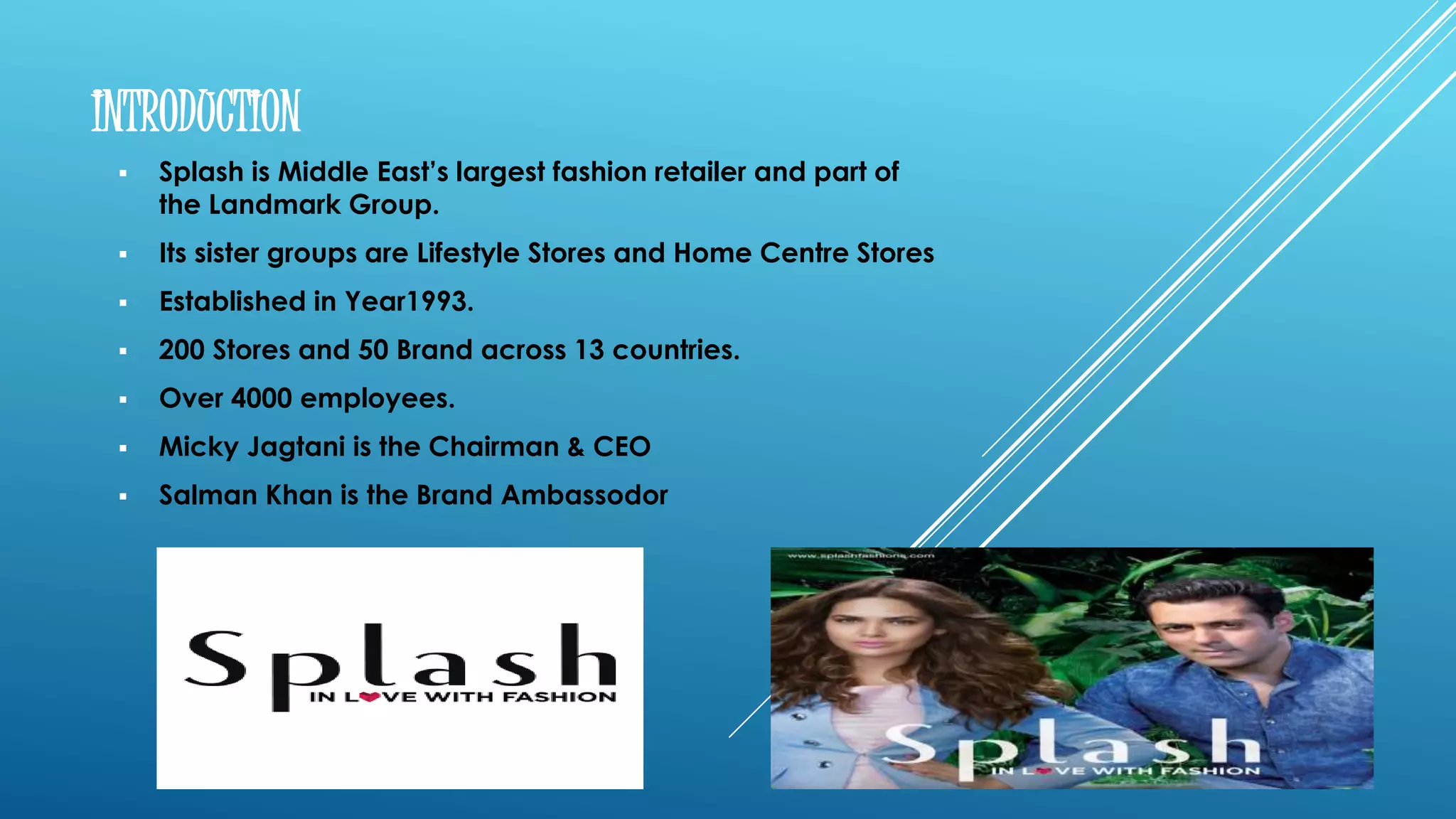 Splash retail | PPT