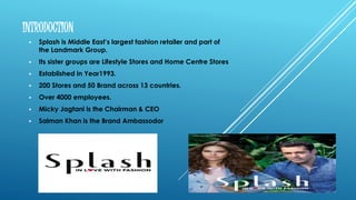 Splash retail | PPTX