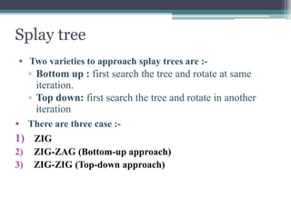 Splay tree | PPTX