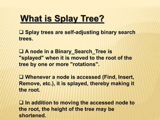 Splay tree C++ | PPTX