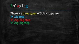 Splay tree && euler tour tree | PPTX