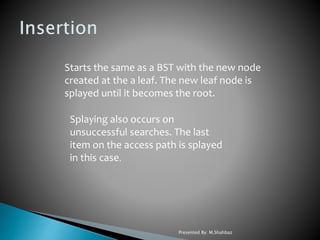 Splay Tree Presentation Slides | PPTX
