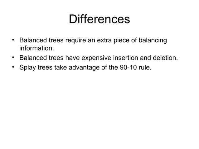 Splay trees | PPT