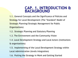 Strategy and Policy for Local Development –2000 | PPT