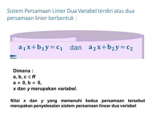 Sistem Persamaan Linear Dua Variabel.PPT.pptx