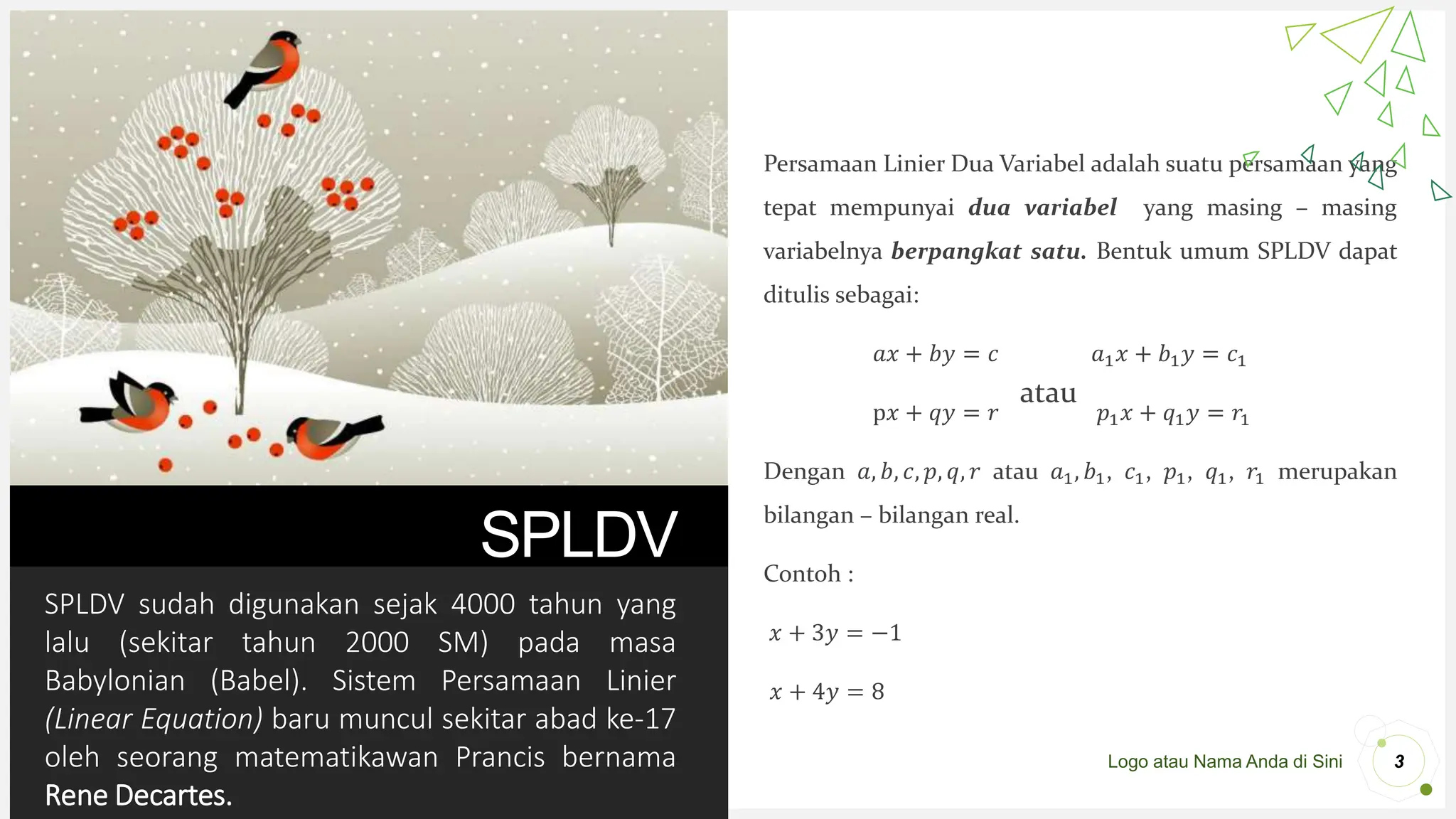 SPLDV (Sistem Persamaan Linier Dua Variabel).pptx
