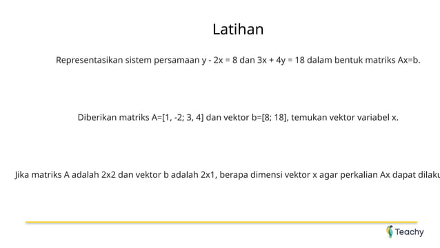 SPLDV dalam Matriks untuk SMA kelas X.pptx