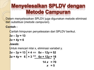 SPLDV dan SPLTV | PPTX