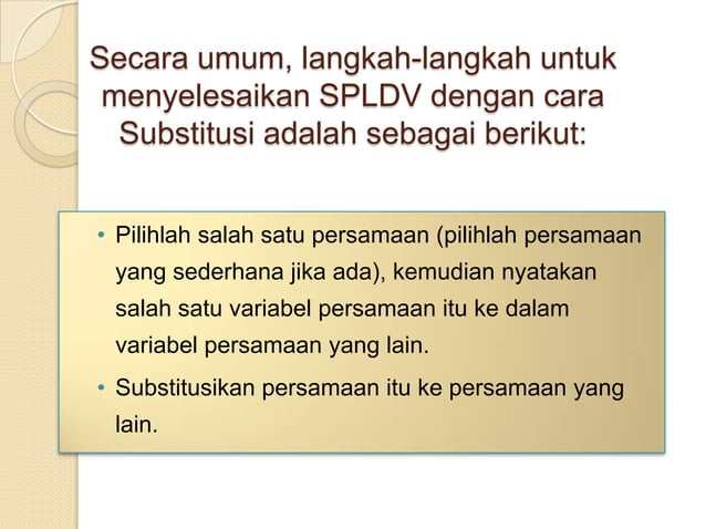 SPLDV dan SPLTV | PPTX