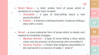 Categories of Prose and Poetry | PPTX
