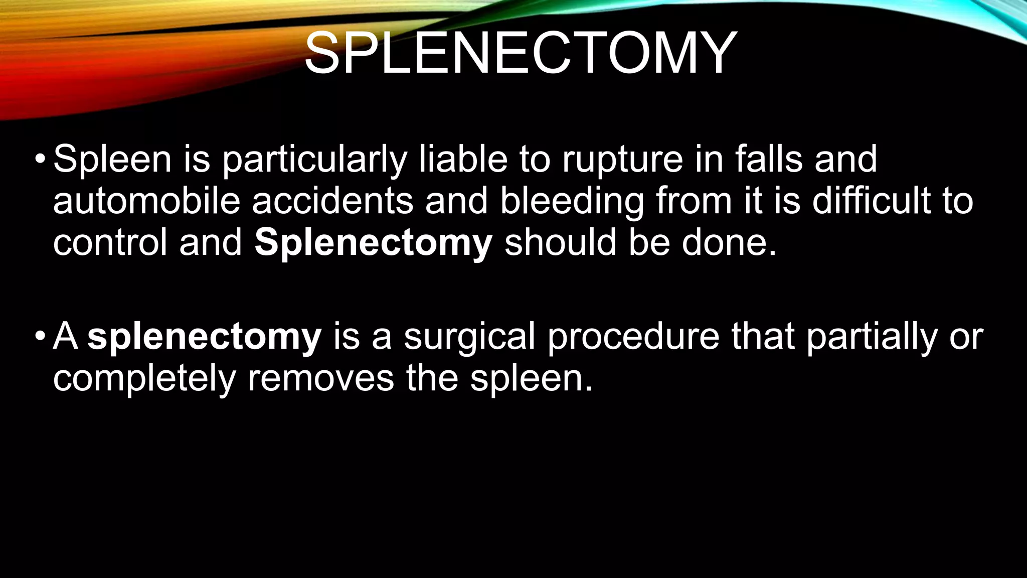 anatomy of spleen | PPTX