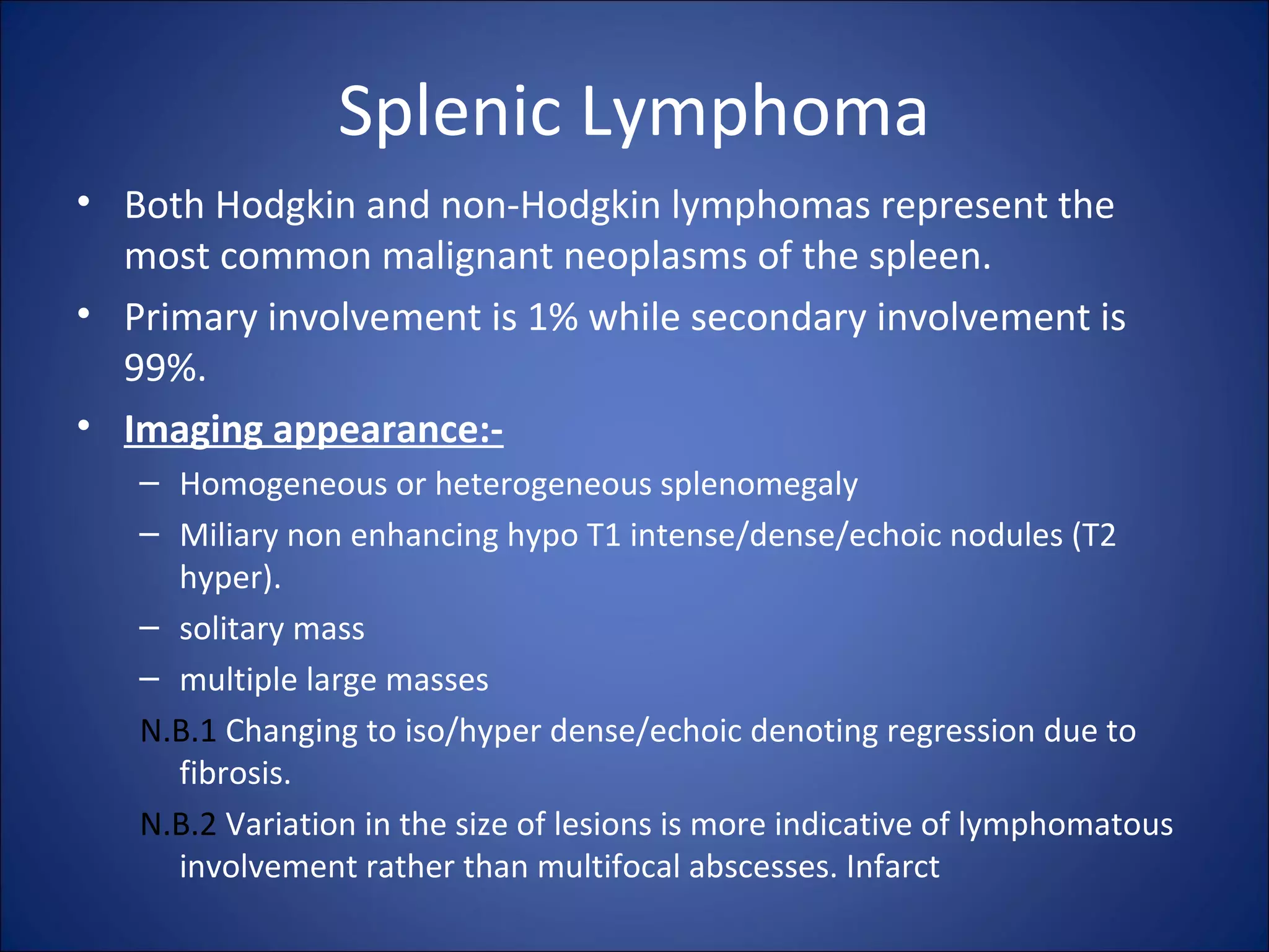 Spleen; Imaging Anatomy, Investigations and Pathology | PPT