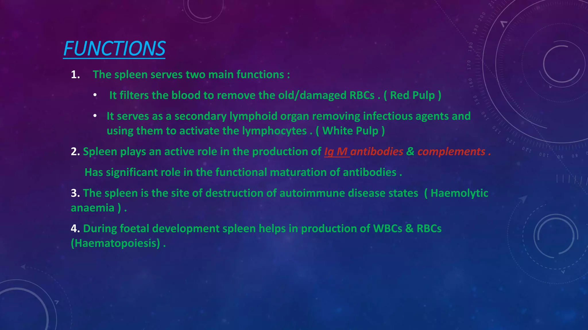 Spleen // Structure of Spleen//Function of Spleen | PPTX