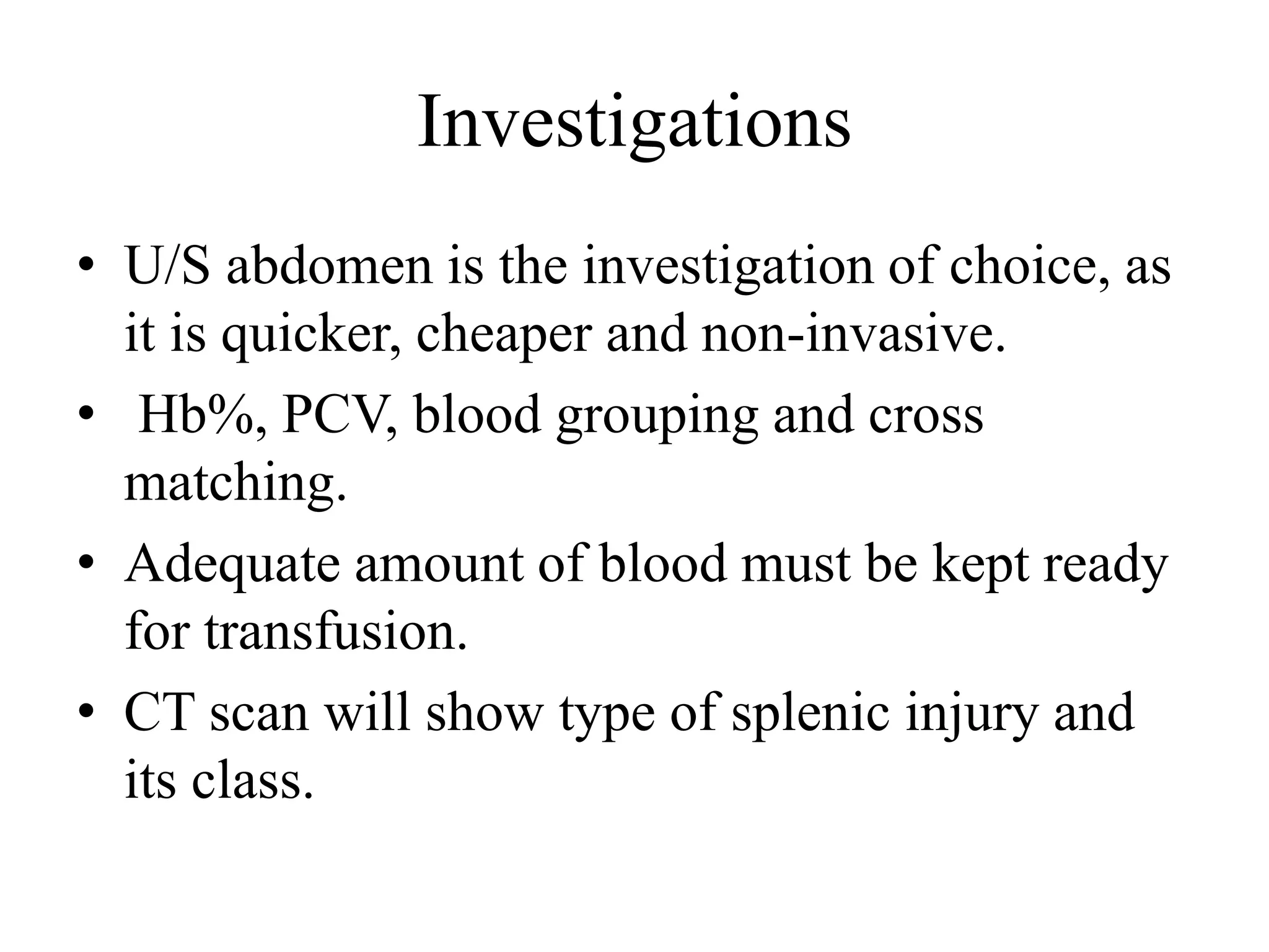 splenic injury | PPTX