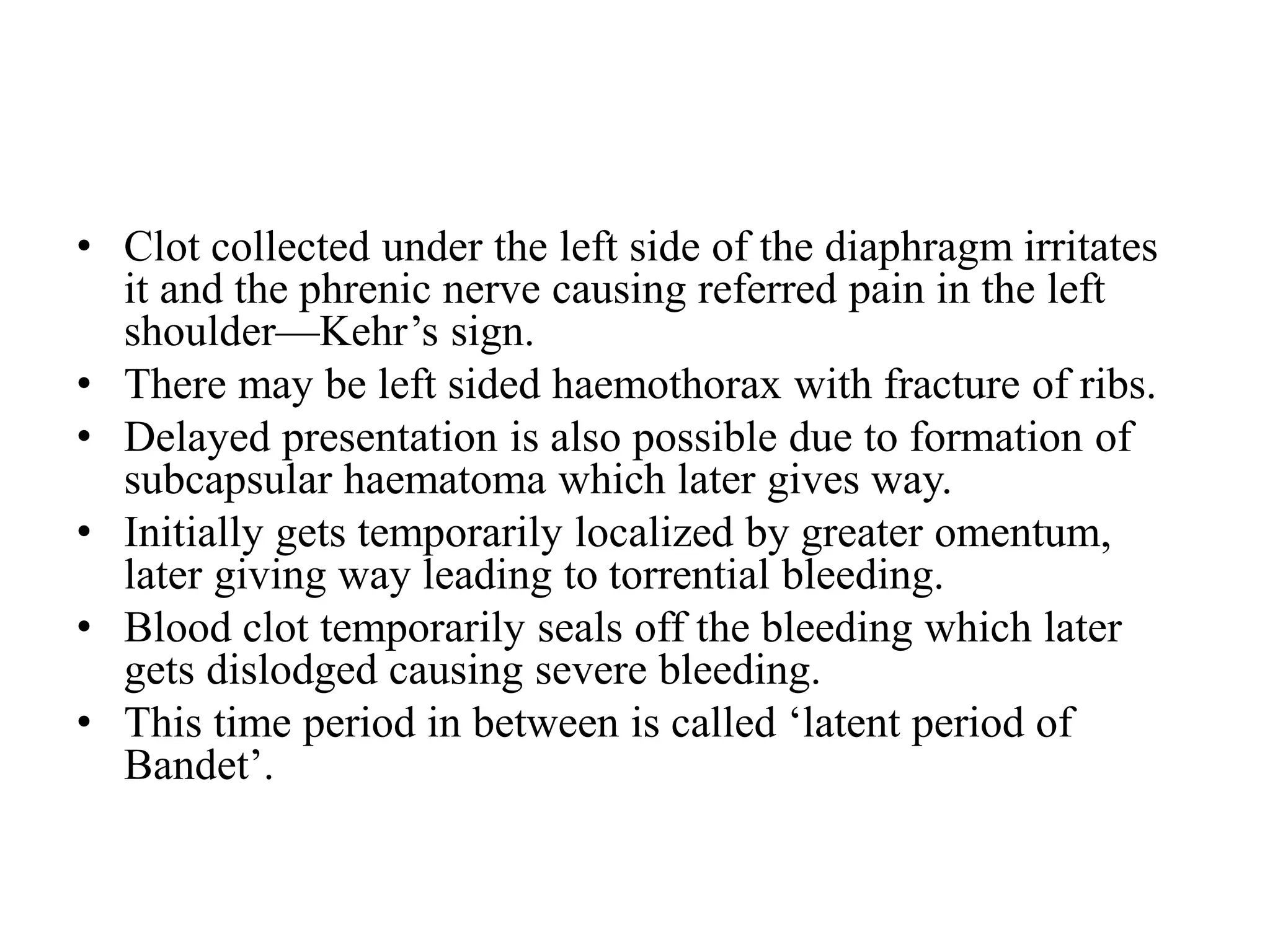 splenic injury | PPTX