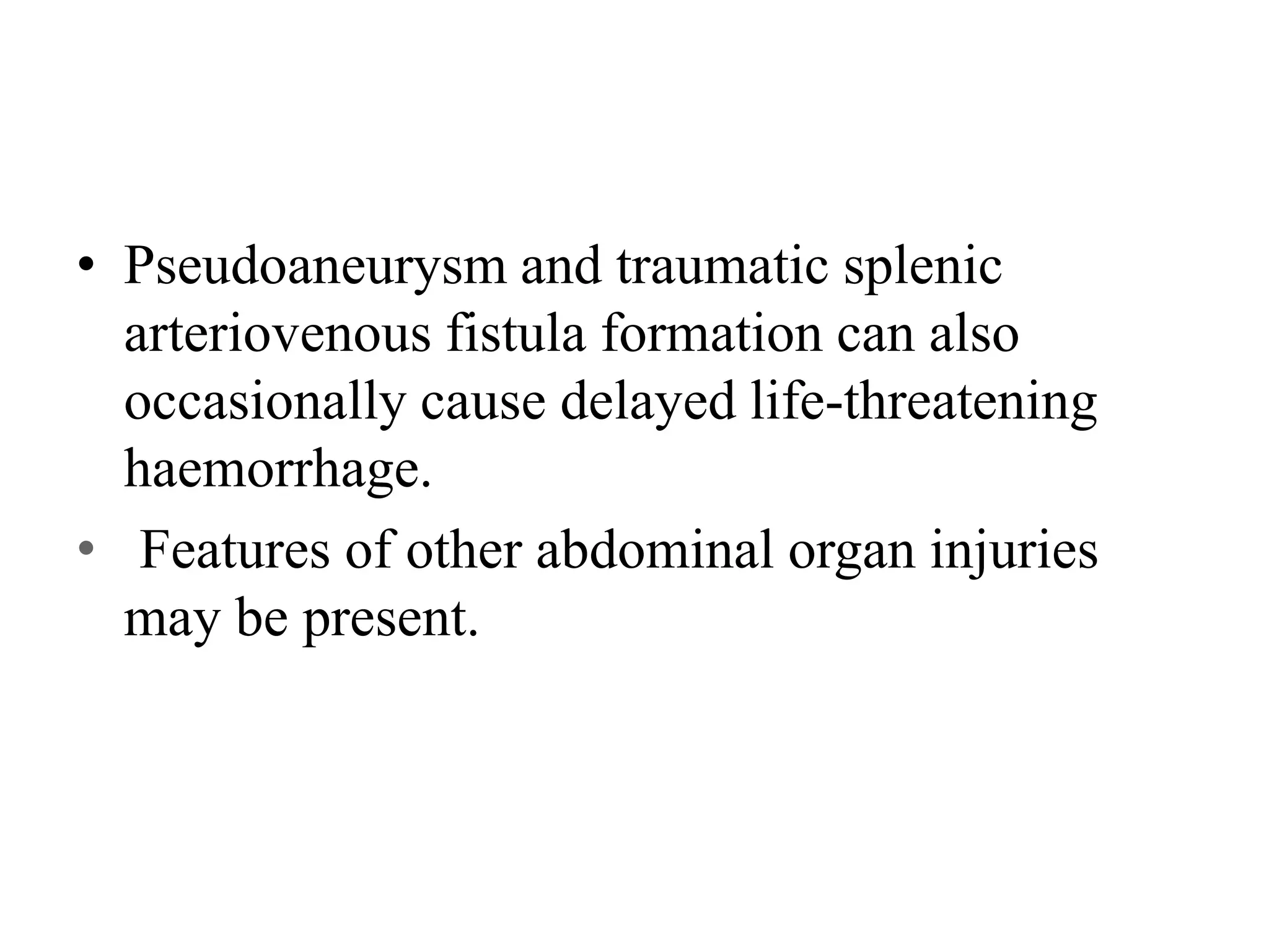 splenic injury | PPTX
