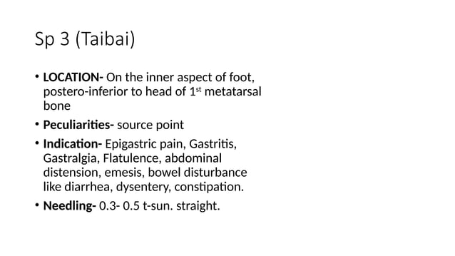 Spleen Meridian-1, introduction, indication and pathway.pptx