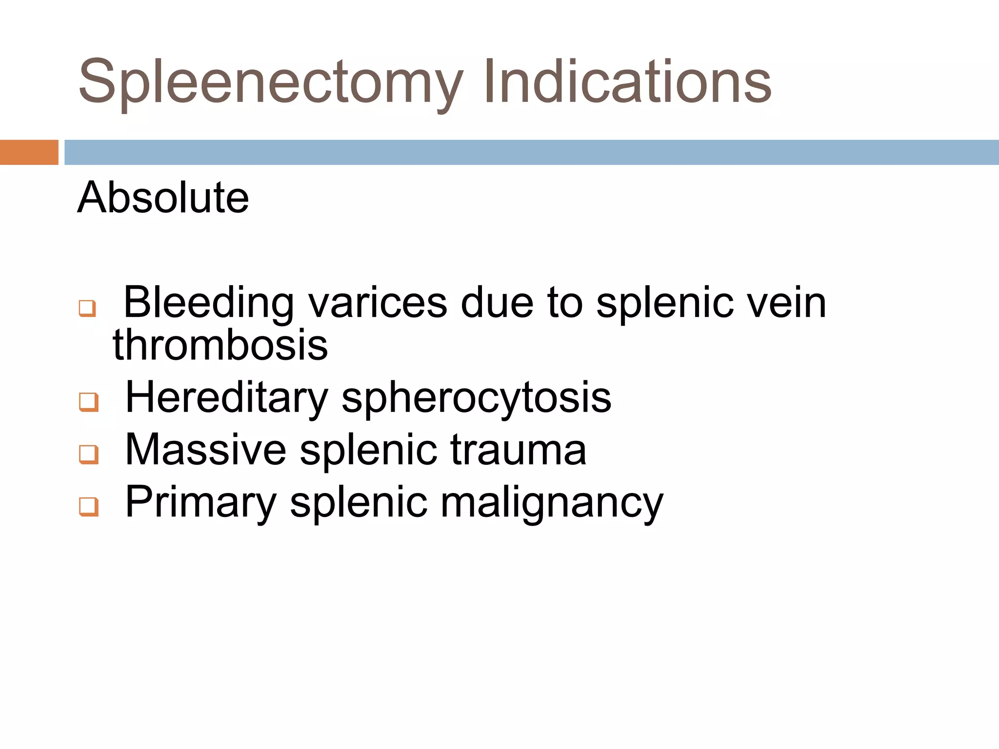 Spleenomegaly & hypersplenism etiology pathogenesis and surgical ...