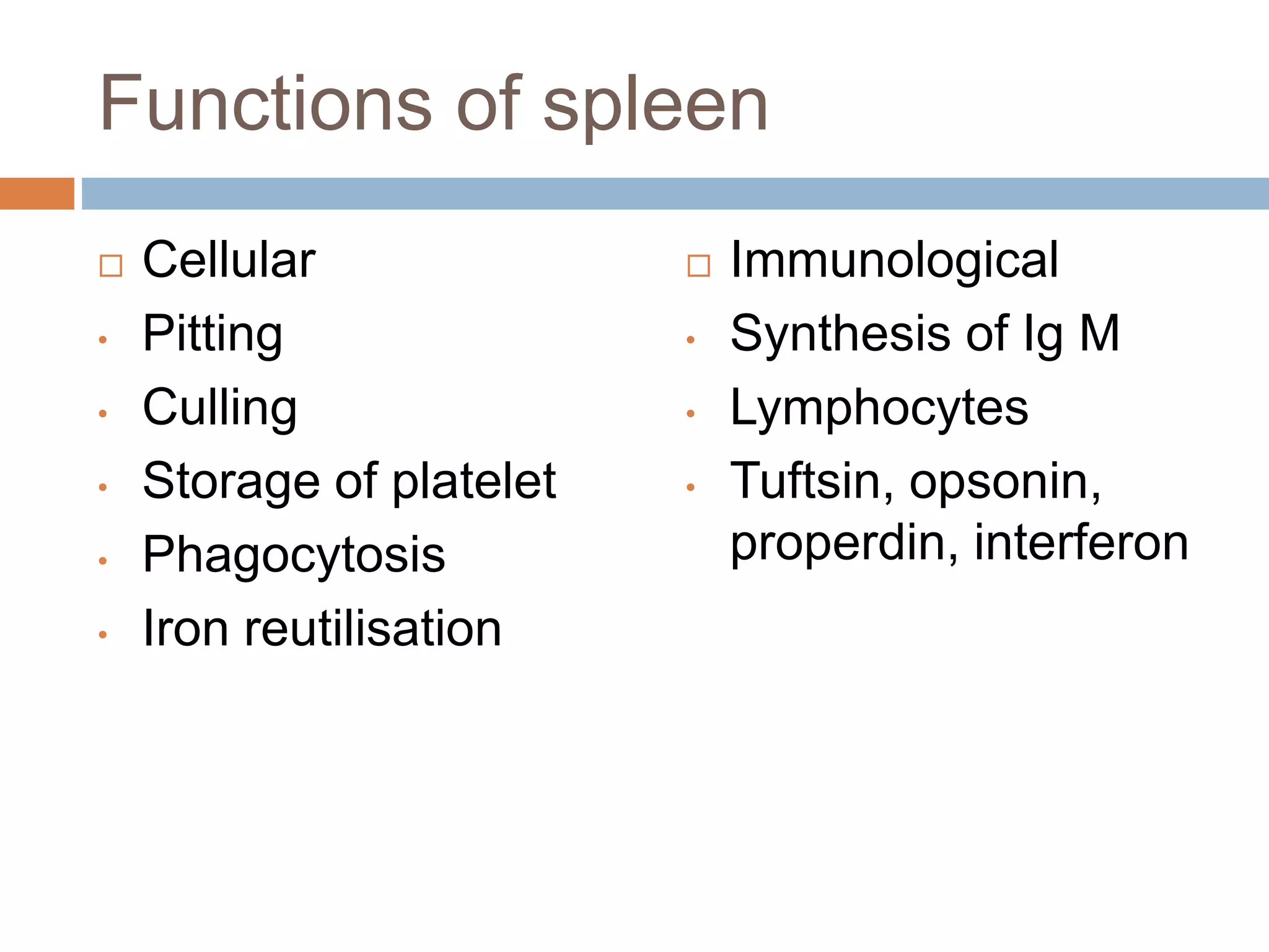 Spleenomegaly & hypersplenism etiology pathogenesis and surgical ...