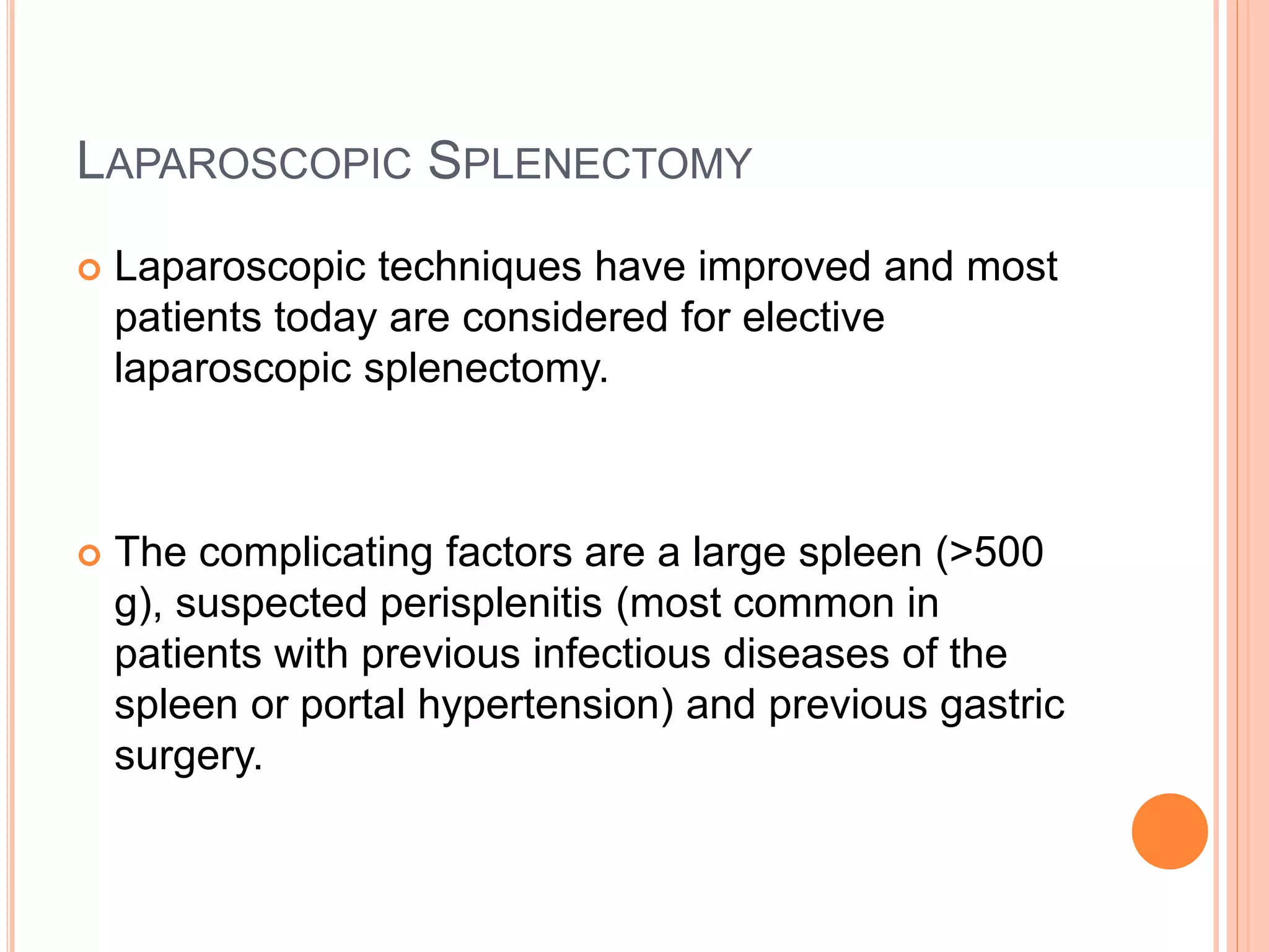 Spleen physiology and surgery | PPT