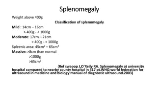 spleen size chart.pptx