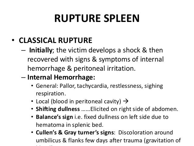 The Spleen : Trauma & Portal Hypertension